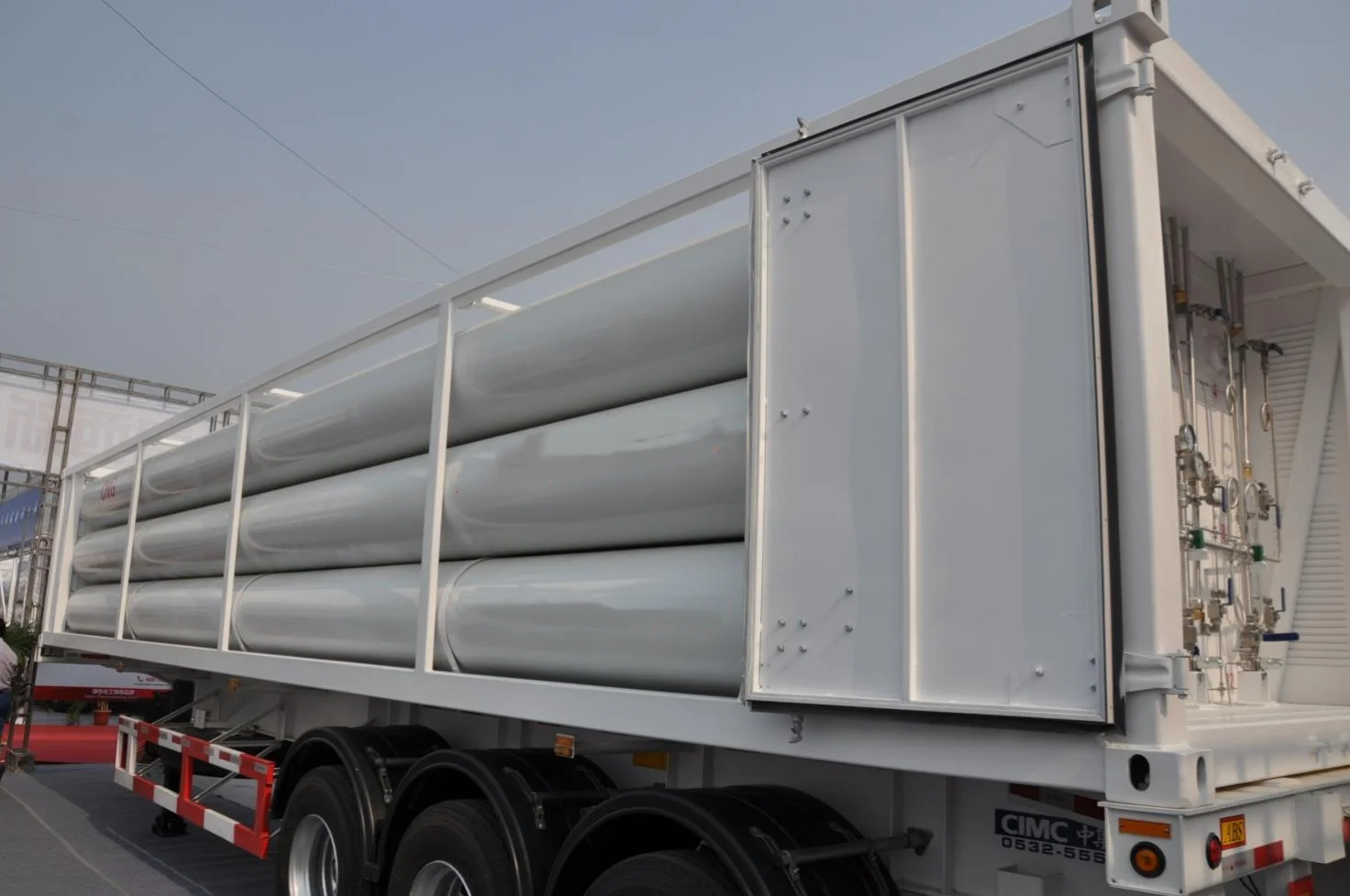 High-quality Compressed Hydrogen Tube Trailer for H2 Transport