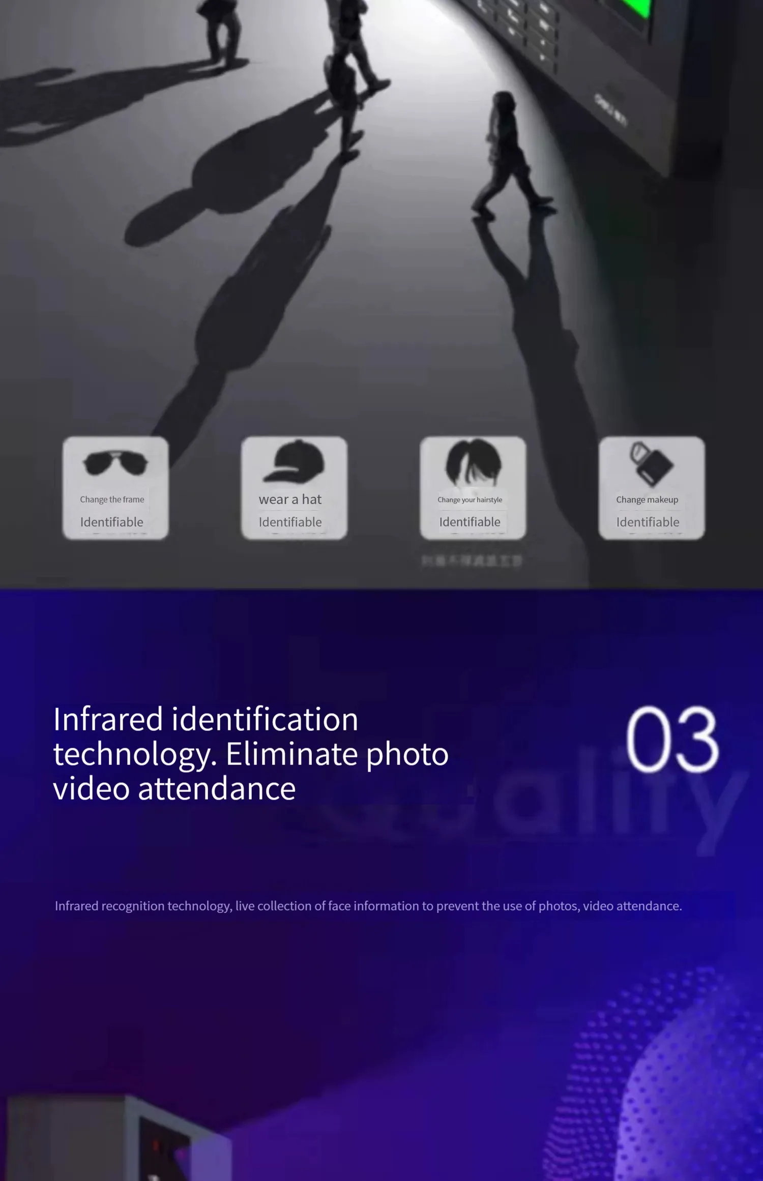 Deli 34521 Attendance Machine - Fingerprint Punching Time