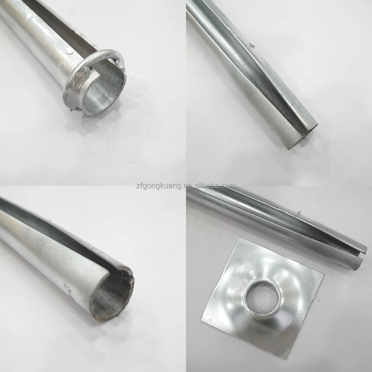 ISO 9001 Split Set Roof Bolts Mining Ground Support Galvanized Pipe ...