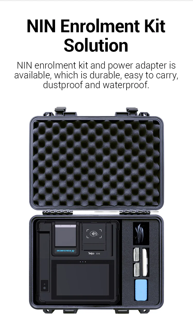 S10 Fap60 4-4-2 Fingerprint Scanner Population Enrollment Device With ...