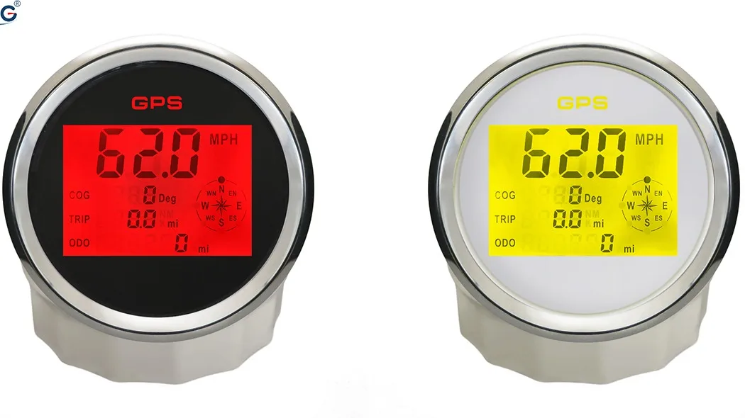 Multi-function Gauge ELING 85mm Multi-Function GPS Speedometer ...