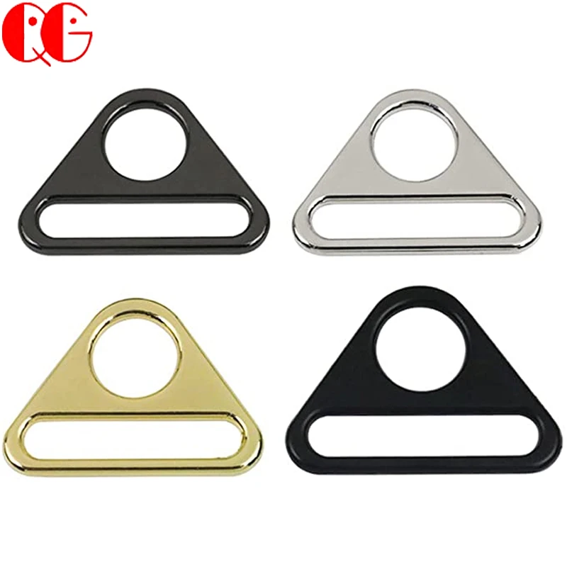 Metal Adjuster Triangle Ring With Bar Multi Size Swivel Clip D Ring ...