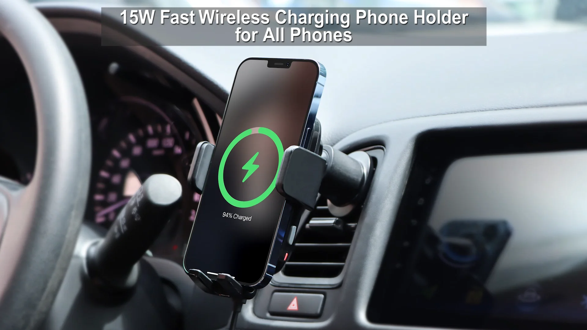 2 In 1 Automatic Induction Wireless Charger 15w Fast Wireless Charging ...