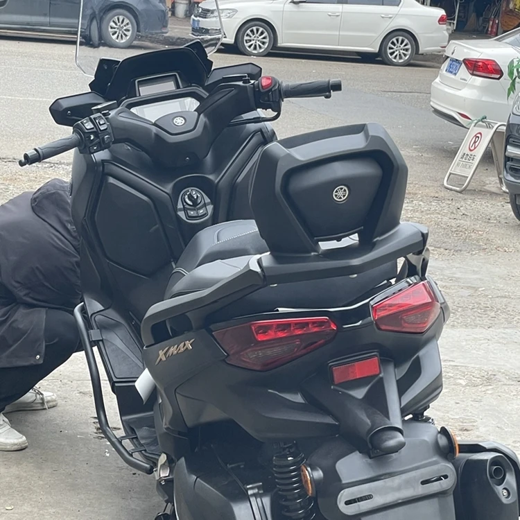 Modified Rear Backrest for 2023 YAMAHA XMAX300 Motorcycle Black Rear ...