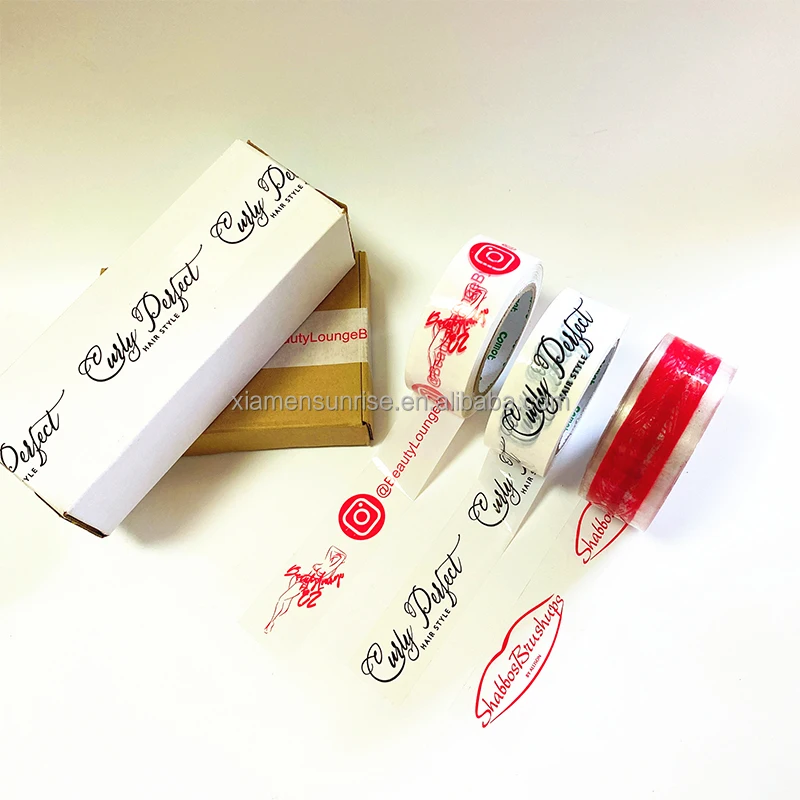Custom Printed Packing Tape - Clear Plastic Wrap Tapes