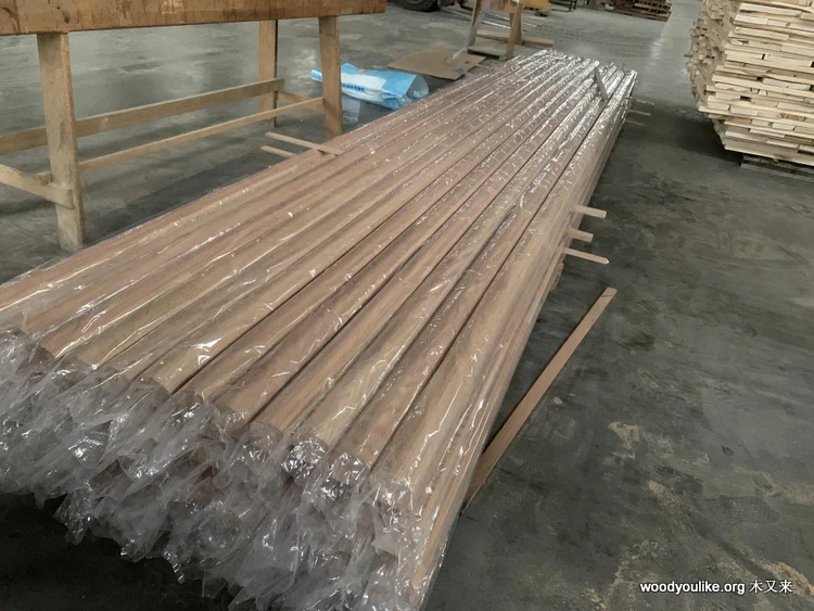 Red Oak Wooden Staircase Handrail – Solid Wood, 16ft Length, Ideal for ...