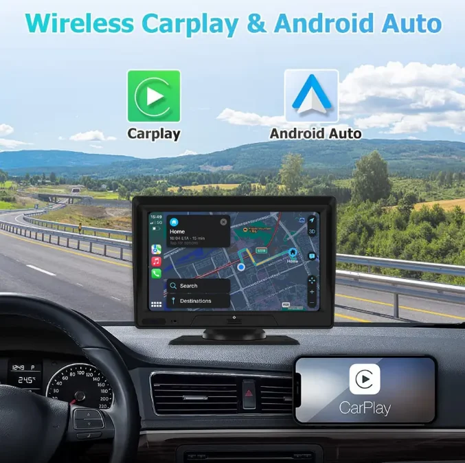 Carplay Android Auto 4k Dash Cam With Wifi Bt Fm Dvr Car Dvr Car Black ...