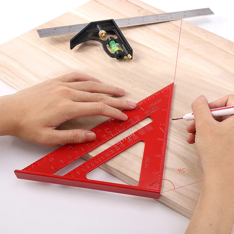 Wholesale 7 Inches Rafter Square Carpenter Square With 12 Inch Zinc ...