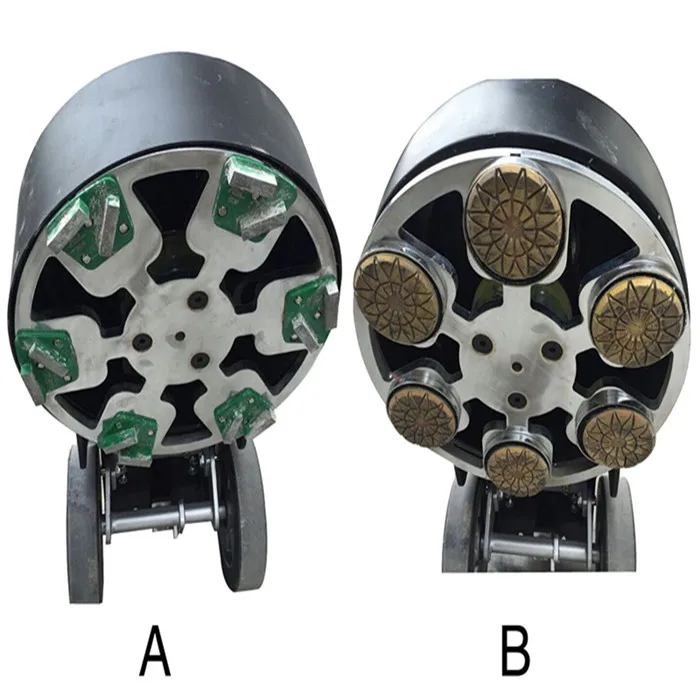 Asl T330 220/240v Concrete Floor Grinder With Vacuum 6 Heads & 65 Kg ...