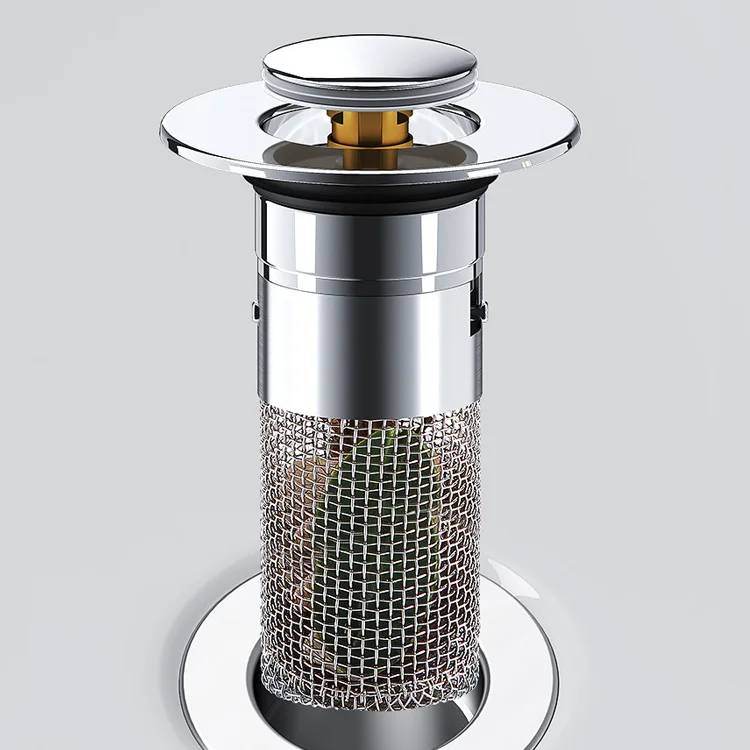 YOTO Stainless Steel Floor Drain Pop-up Filter - Easy Clean