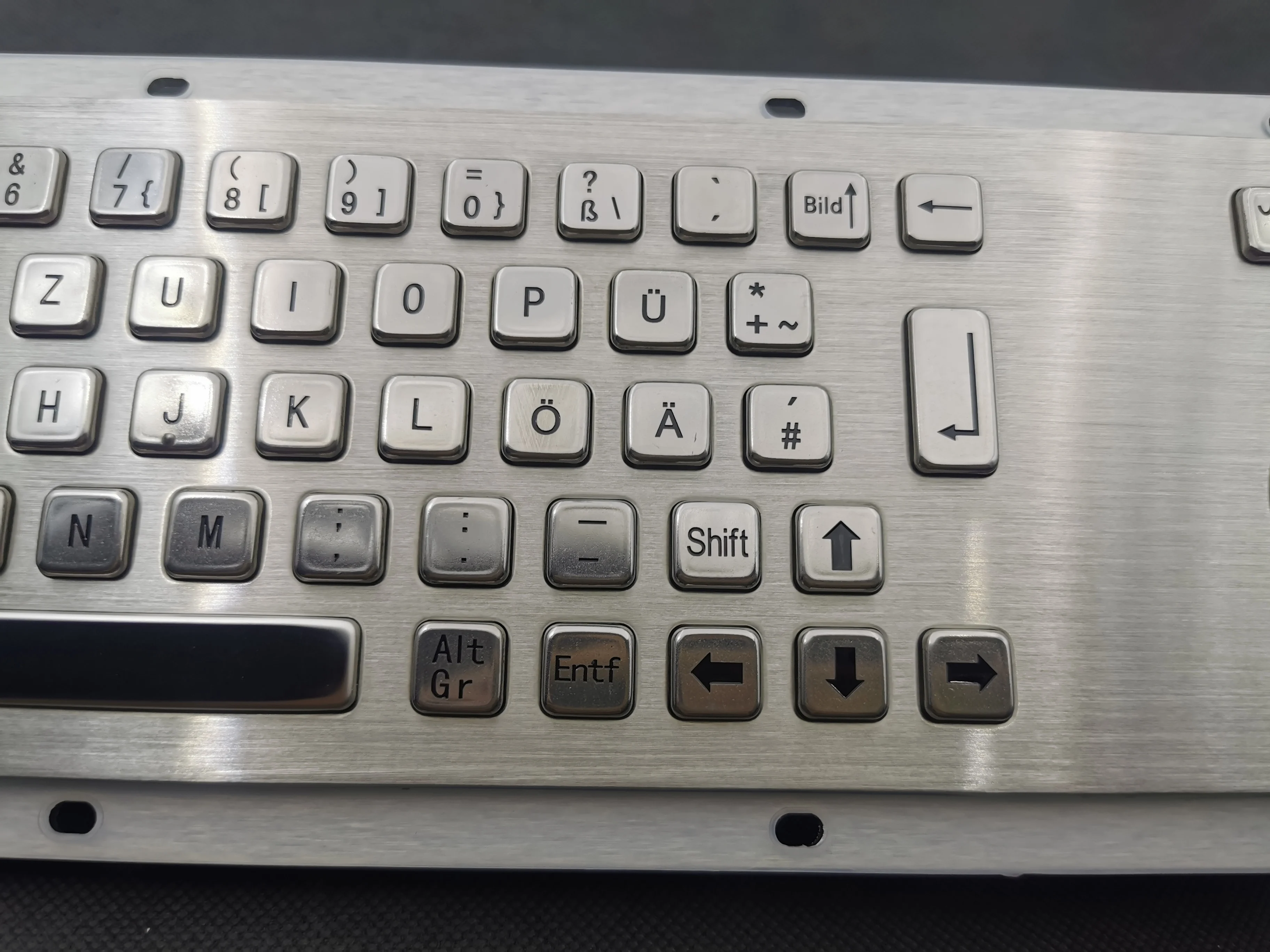 801tp Panel No Holes Factory Manufacture Metal Keyboard Stainless Steel ...