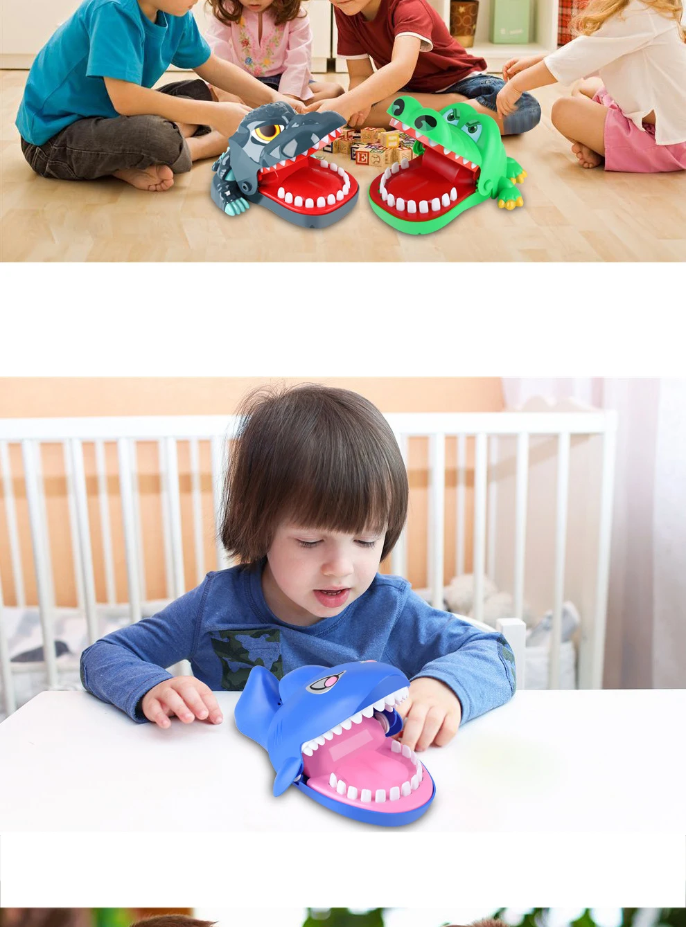 ZD340 Kids Alligator Teeth Game - Funny Stress Relievers