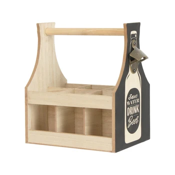 Jinn Home New Design Wooden Beer Bottle Storage Case With Laser ...