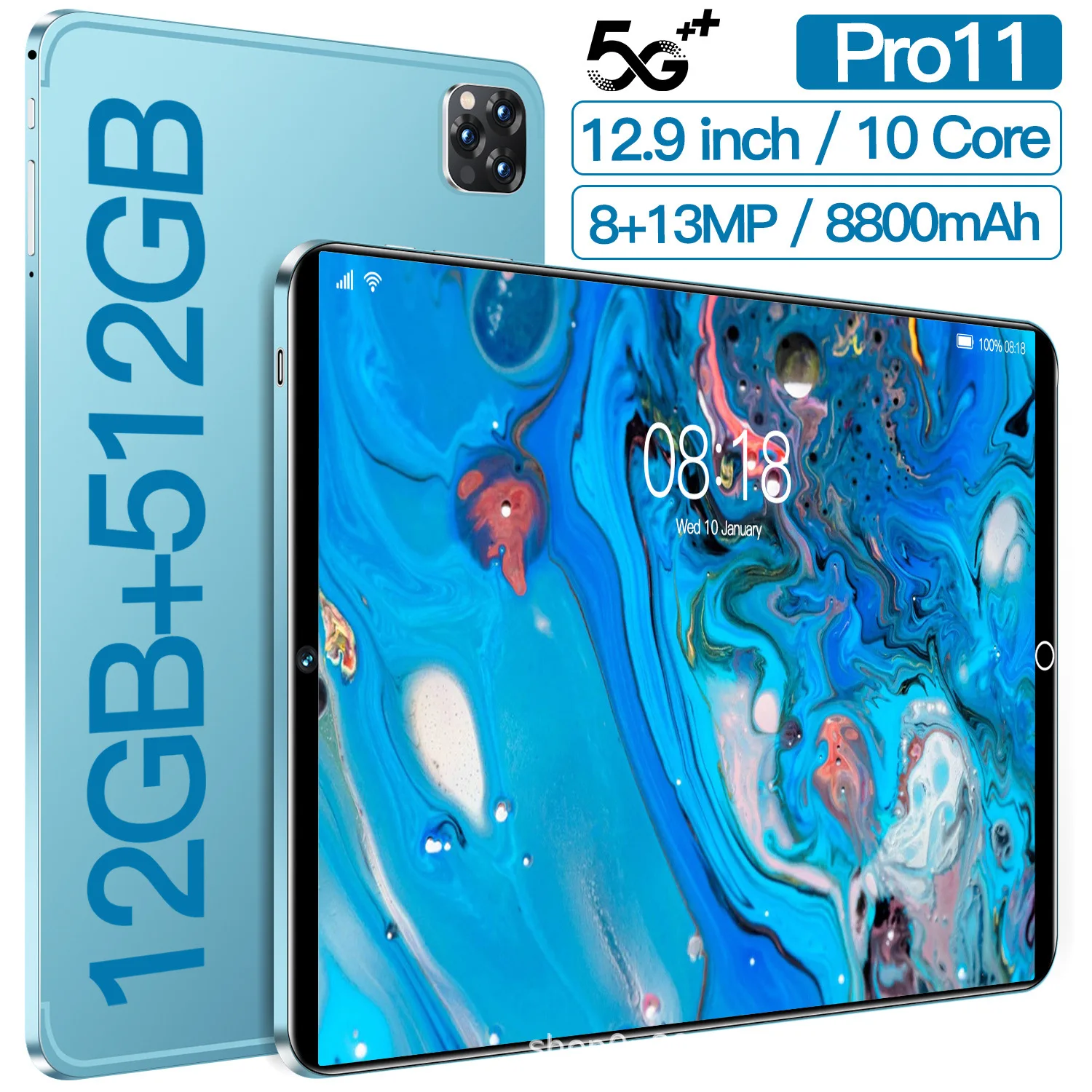 Customizable 10.1 Inch Android Tablet Pc 4g/6g/8g/12g Hd Display Wifi ...