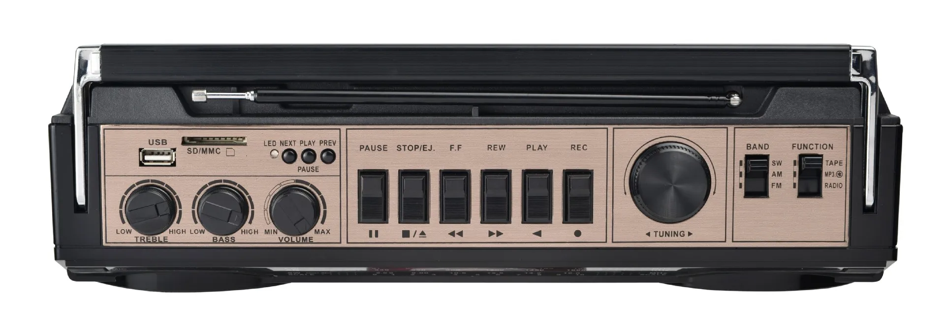 Retro Tape Wireless Radio - Portable Stereo Recorder