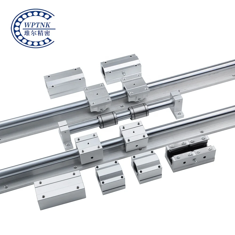 Factory Price OEM SBR TBR30 UU 500mm 1800mm CNC Machine Support Round ...