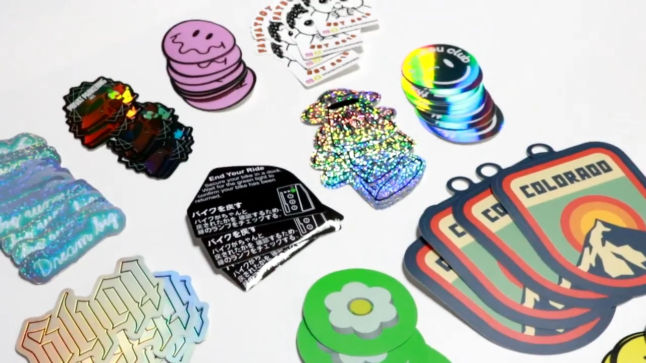 High Quality Customized Own Logo Vinyl Stickers Waterproof Cute Animal ...