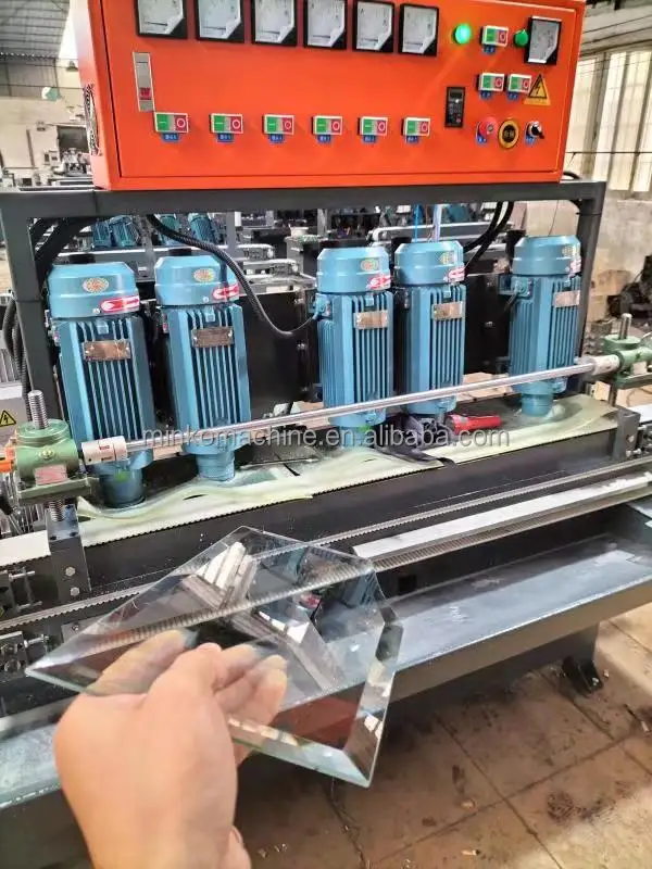 Mirror Edge Polishing Machine - Precision Glass Beveling