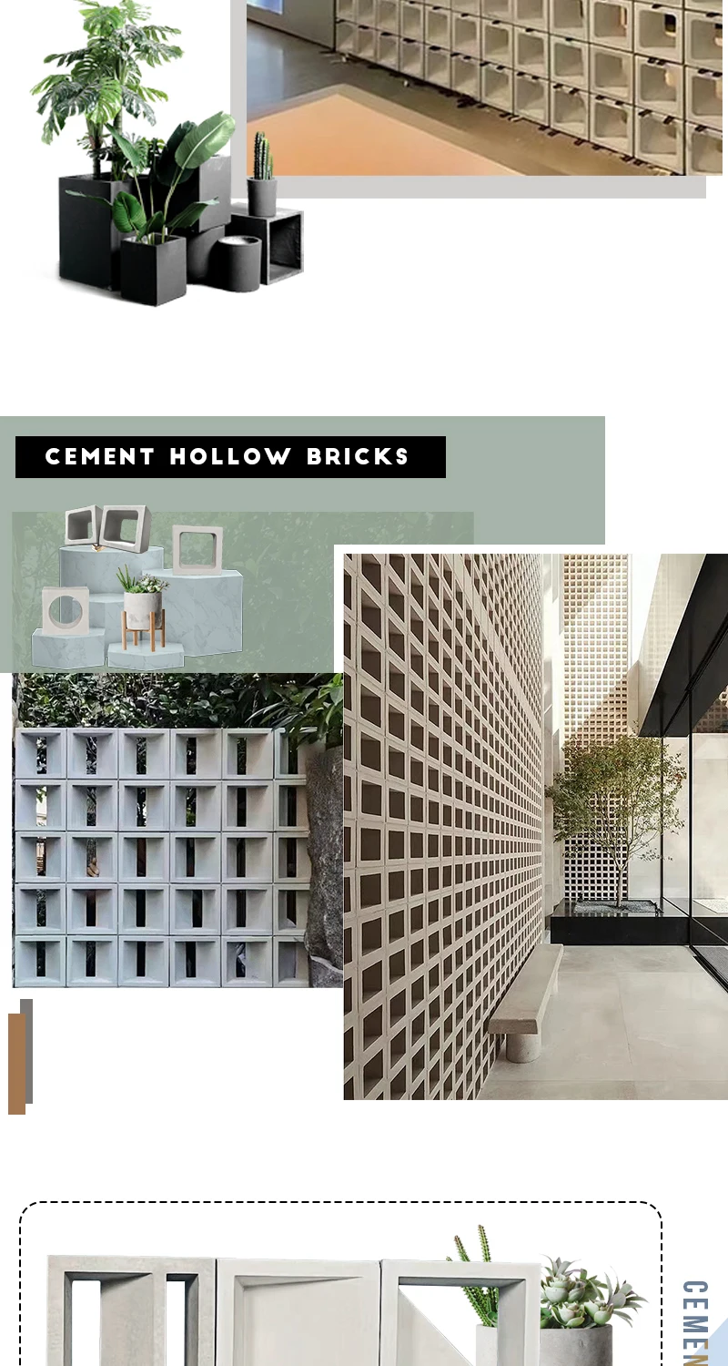 200x200mm Hollow Cement Blocks - Durable & Versatile Bricks