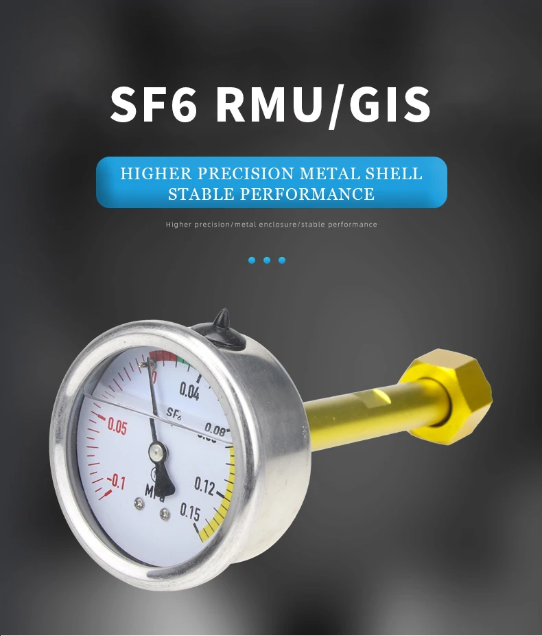 Pressure Gauge Measuring Instruments Sf6 Gas Density Meter Relay Use In ...