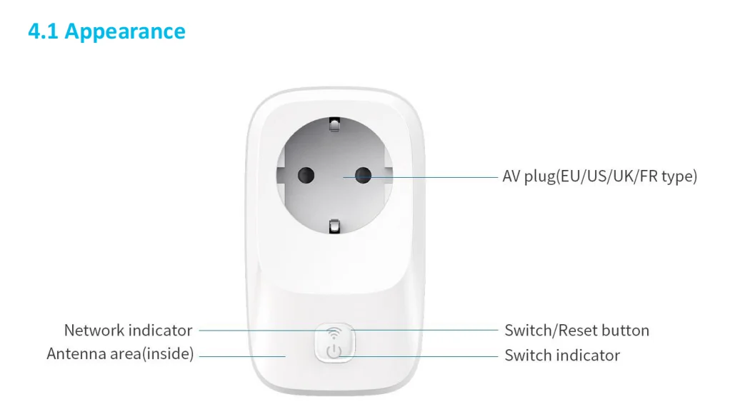 Lw005-mp Lorawan Plug Energy Meter Wireless Plug Compatible With Eu,Uk ...