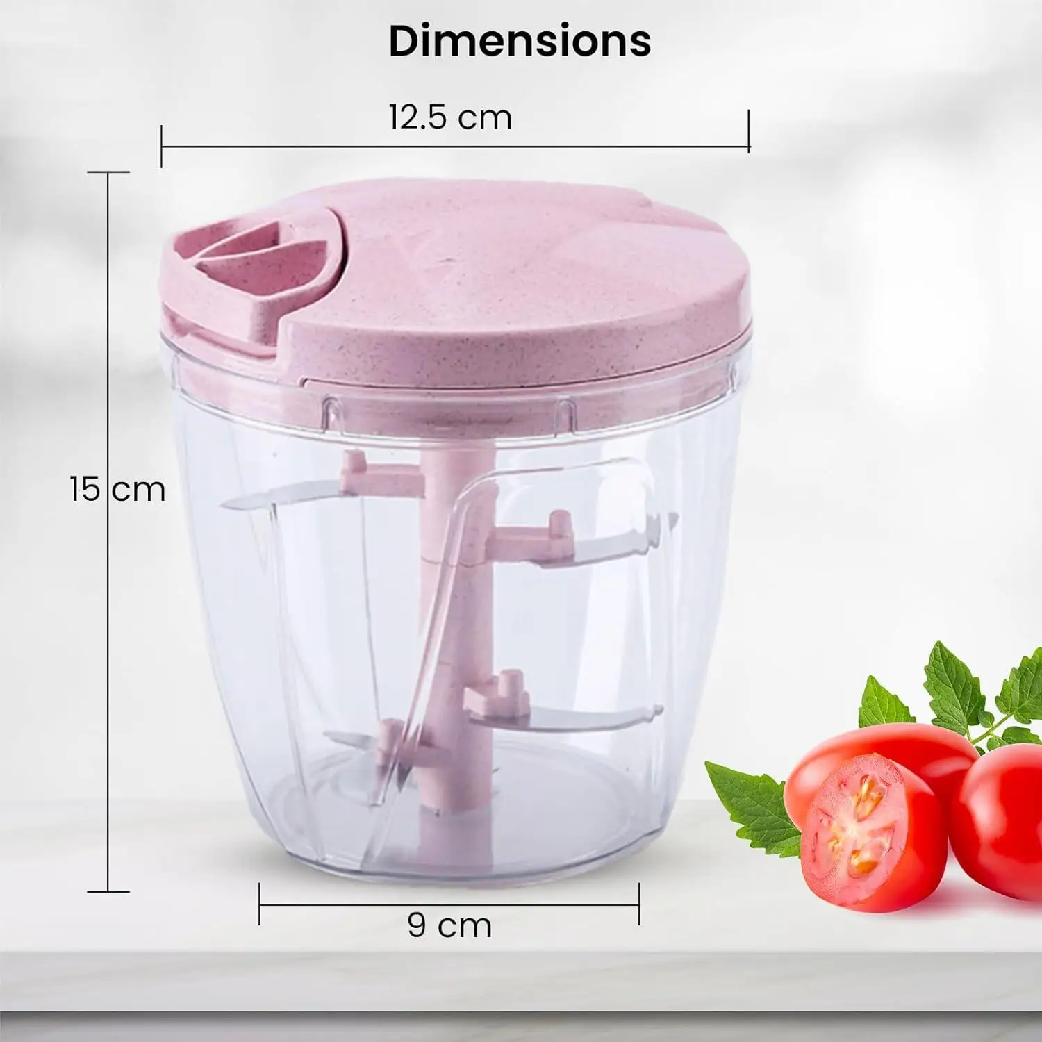 Manual Vegetable Chopper Easy Hand Pull String Mincer Cutter Bpa Free ...