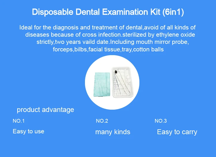 Disposable Dental Instruments Kit Plastic Disposable Tool Hygiene ...