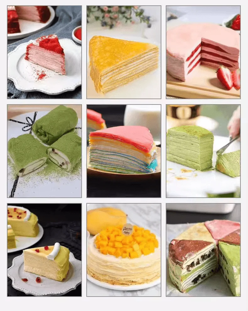 Electrical Commercial Commercial Automatic Mille Crepe Maker Pancake ...