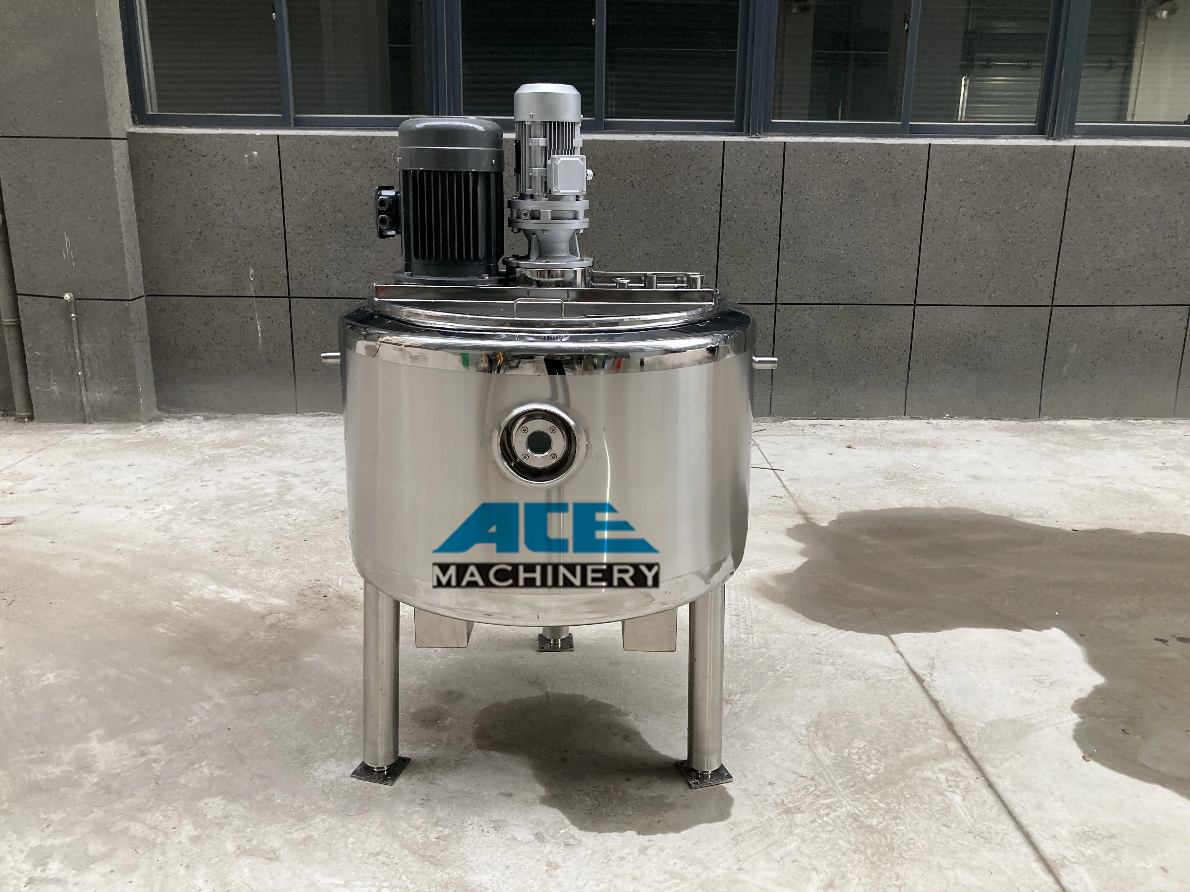 Food Jacketed Cooking Kettle With Agitator Double Jacketed Kettle ...