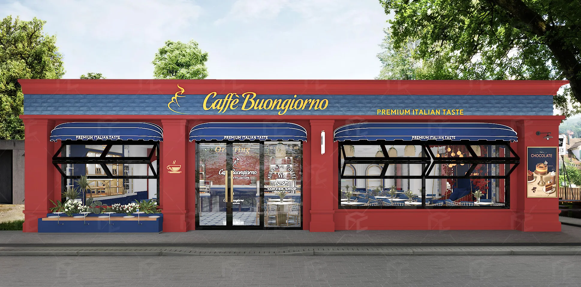 Cafe Counter Bar Furniture Coffee Showcase Design Bakery Coffee Shop ...