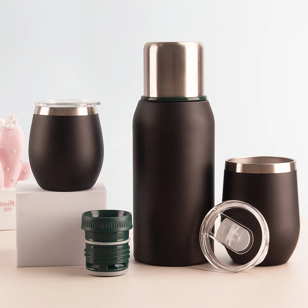 Termo Acero Inoxidable 1 Litro - Mantener Caliente 24 Horas