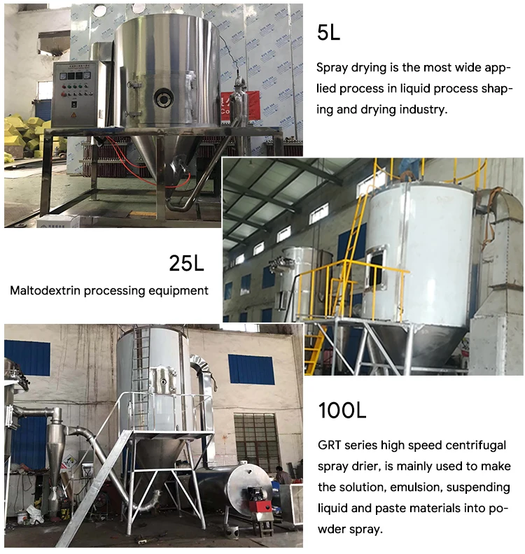 Whey Protein Liquid Dehydration Spray Dryer Machine - Efficient Food ...