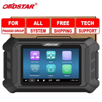 Obdstar Iscan Motorcycle Diagnostic Scanner 12v Full Obd2 System Fault Code Reader Bike Scan ...