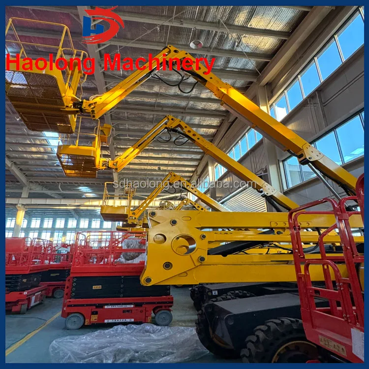 Self Moving Boom Elevator Arm Lift Articulated Lift Manned High ...