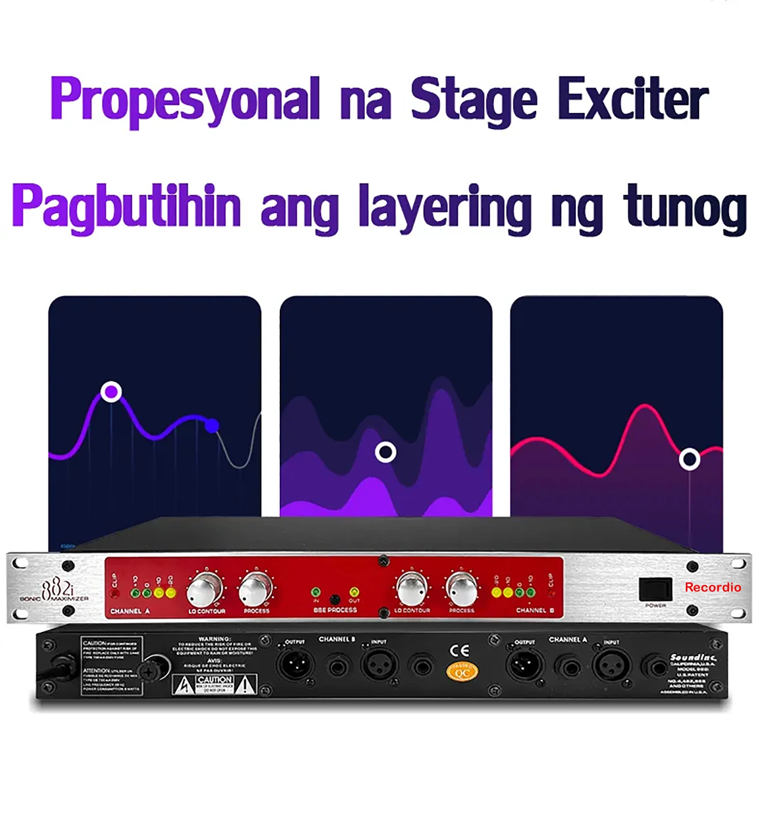 Gax-882i Audio Exciter Processor Maximizer - Enhance Sound