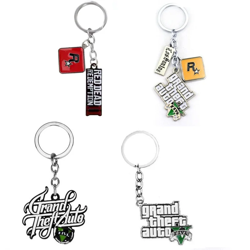 Wholesale Keychain Game Grand Theft Auto Gaming Collectible