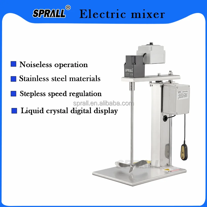 Sprall Overhead Motor Mixer Chemical Cosmetics Coating Electric ...