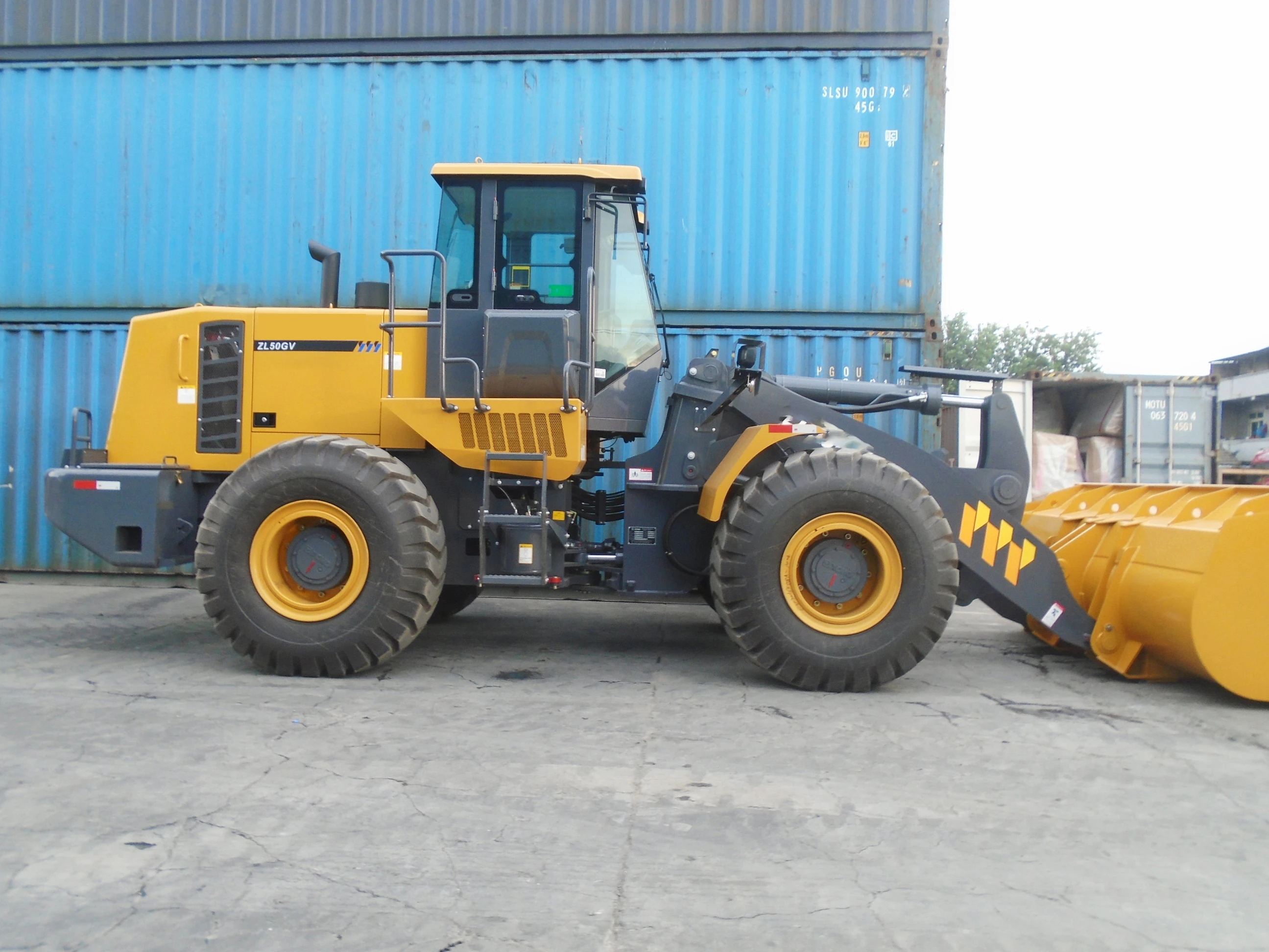 5 Ton Payloader Wheel Loader Zl50gv With Enlarged Bucket - Buy 5 Ton ...