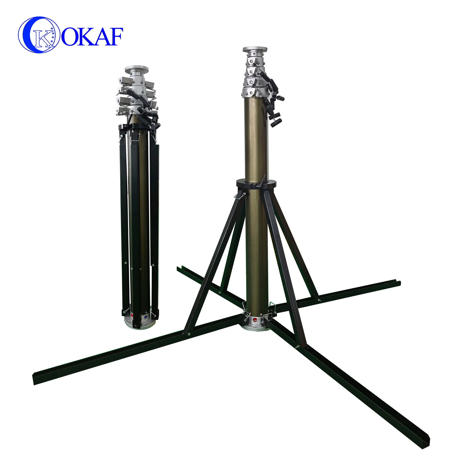 12m Pneumatic Telescoping Mast Tower with Wireless Control