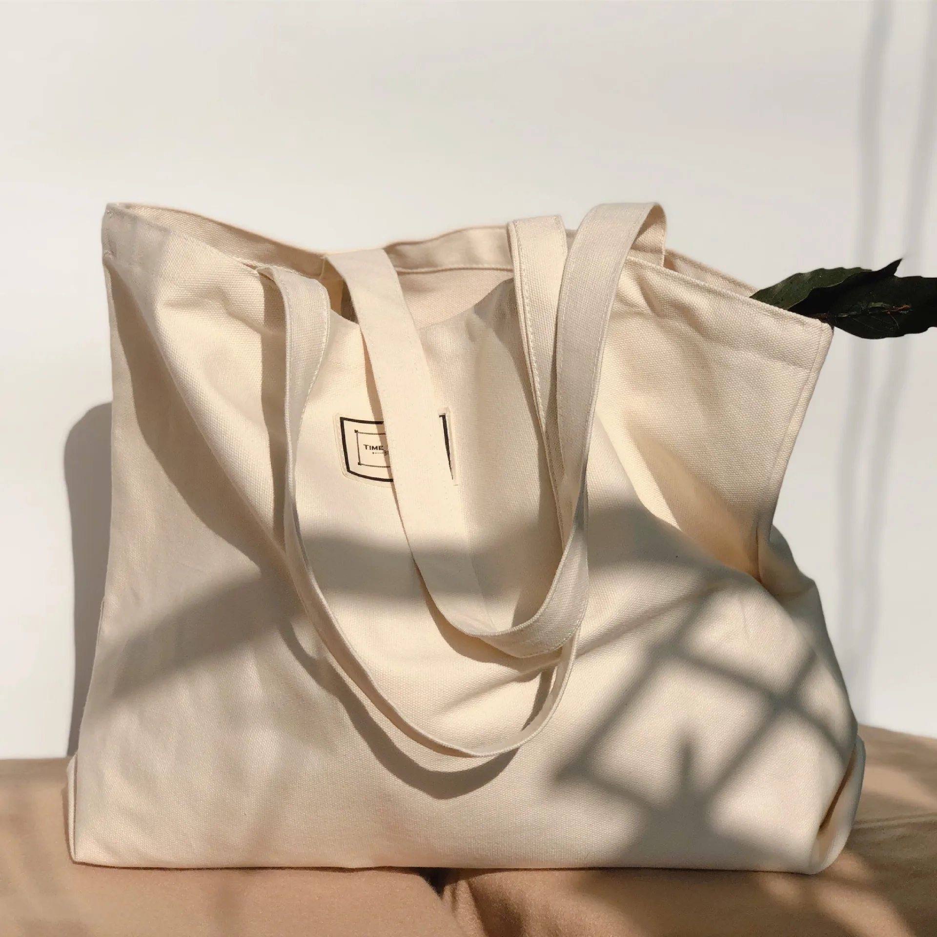 Eco Friendly Extra Large Custom Logo Organic Reusable Cotton Shopping ...