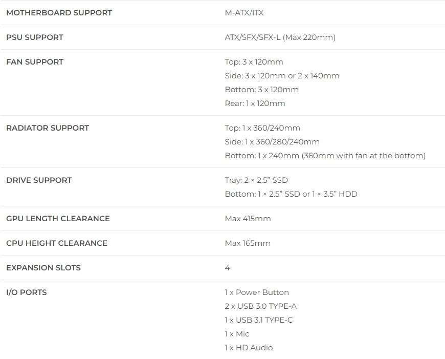 Lian Li A3-Matx PC Case - Compact Gaming Desktop Solution