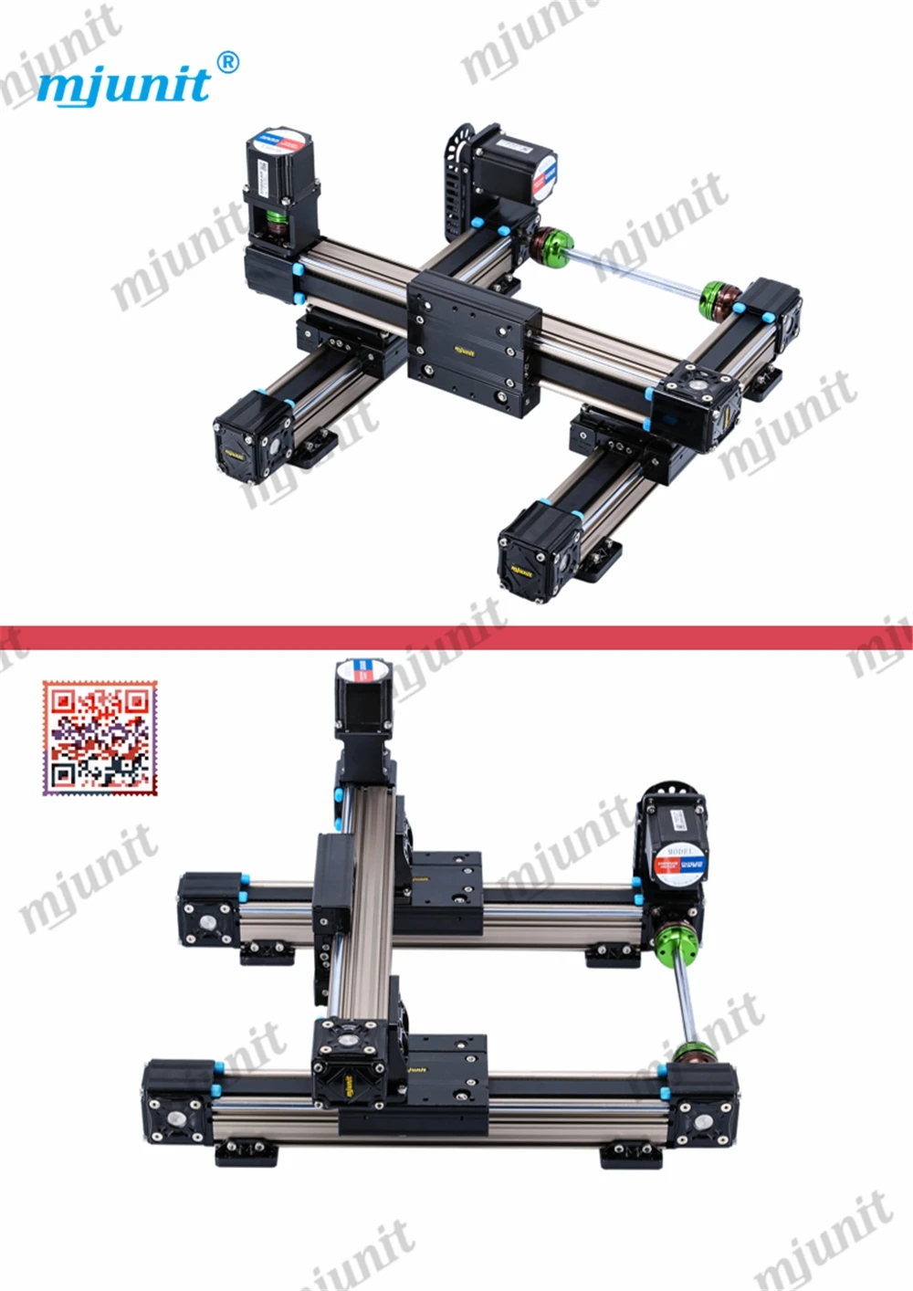 Mjunit Cartesian Robot Arm - Linear Motion XYZ Axis Gantry System