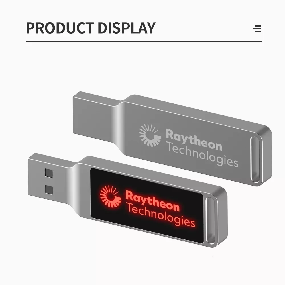 Creative Promotion Gifts Glowing Logo Metal Usb Flash Drive With Led ...