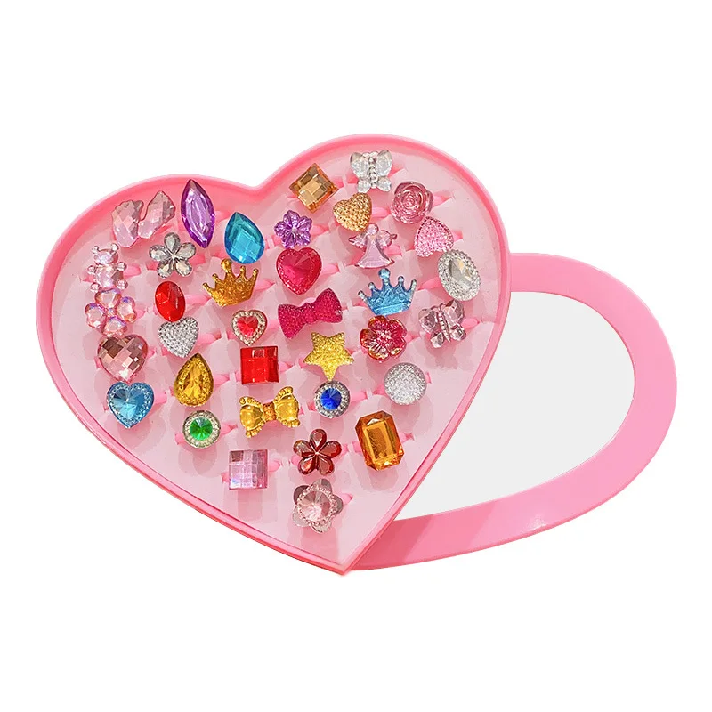 Alibaba.com: Adjustable Bling Cute Cartoon Plastic Resin Ring Kids ...