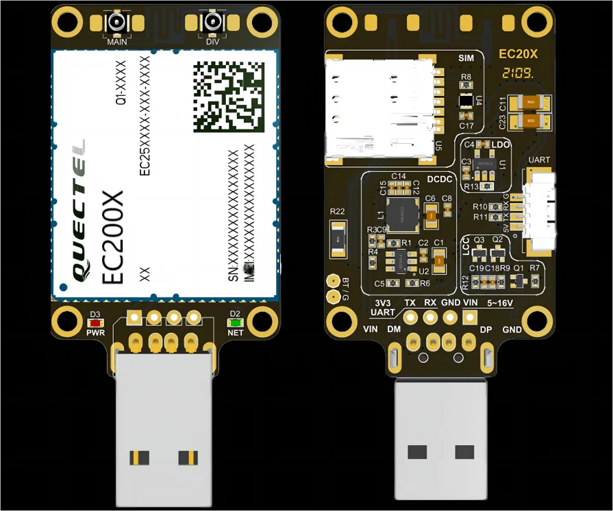 Lte Cat4 Development Boards Ec200aeuha Usb Dongle Ec200aeuha-n06-snasa ...