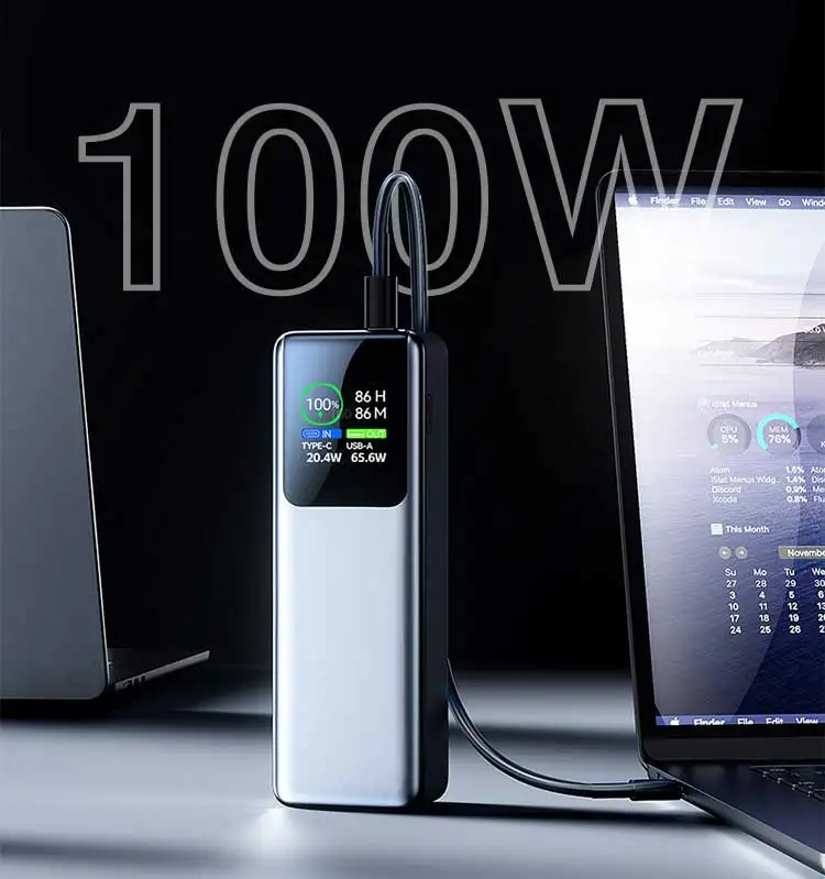 Top Quality Fast Charging Laptop Powerbank 100w Portable Fast Charger ...