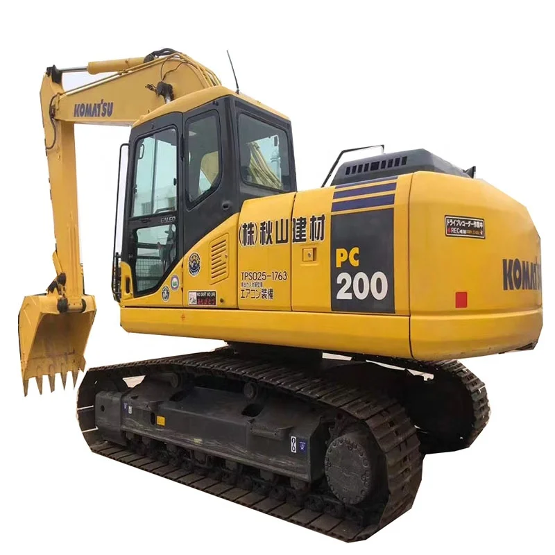Medium Used Excavator Komatsu 200-7 Classic Direct Injection Excavator ...