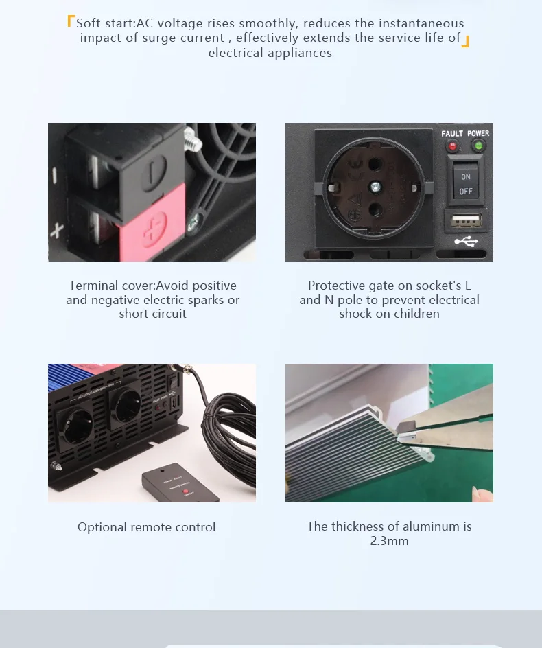 200W-8000W Inverter - Reliable DC to AC Power Conversion