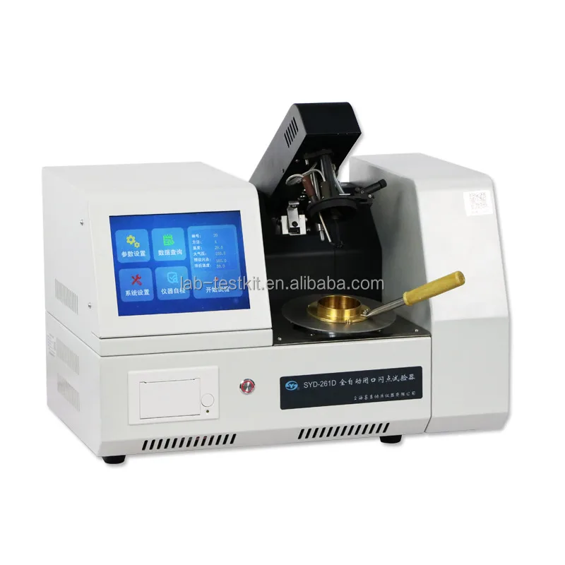 ASTM D93 Fully Automatic Pensky-Martens Closed-Cup Flash Point Testing ...
