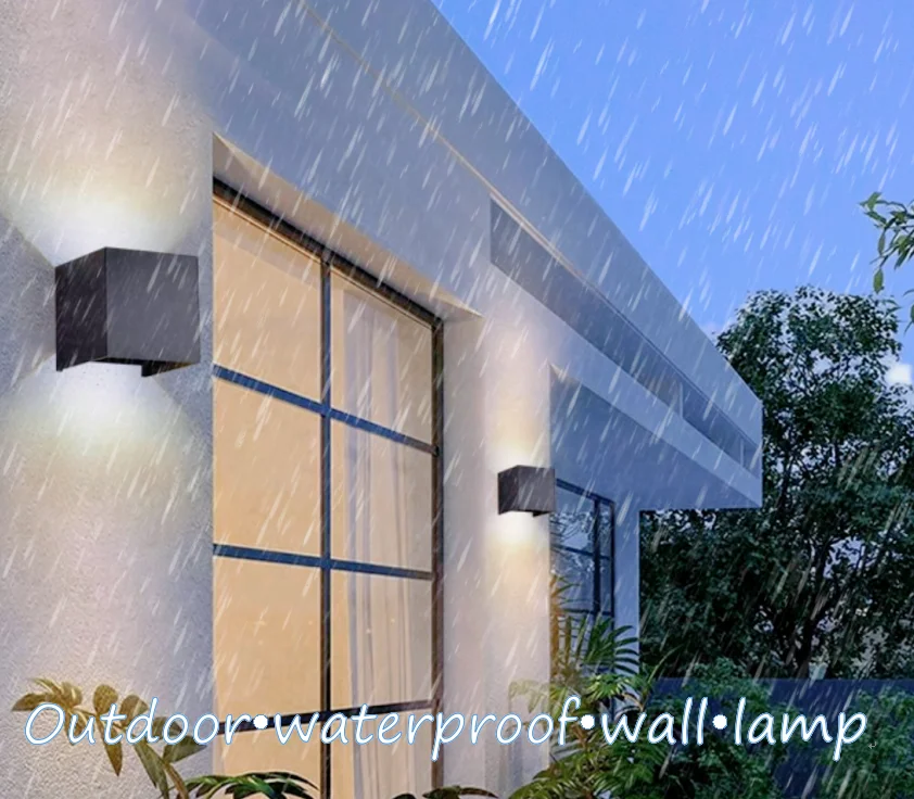 Modern Surface Mounted LED Wall Lamps - Adjustable & Waterproof